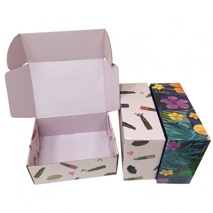 Disposable E Flute Corrugated Box Customized Size And Pattern